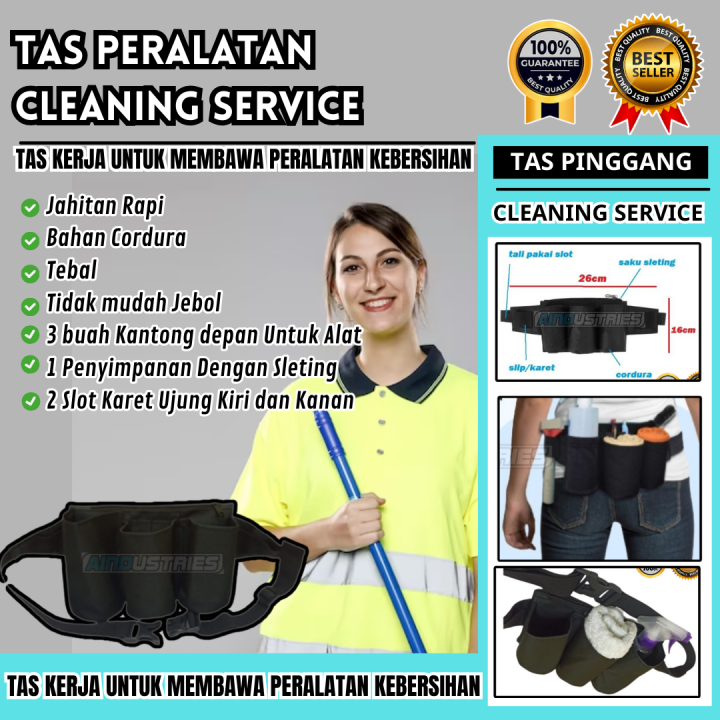 tas pinggang cleaning service untuk membawa peralatan kebersihan ...