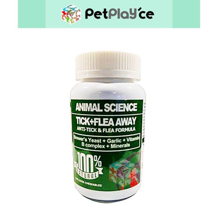 Animal Science Tick and Flea Away Tablet 120 Chewable Tablets | Lazada PH