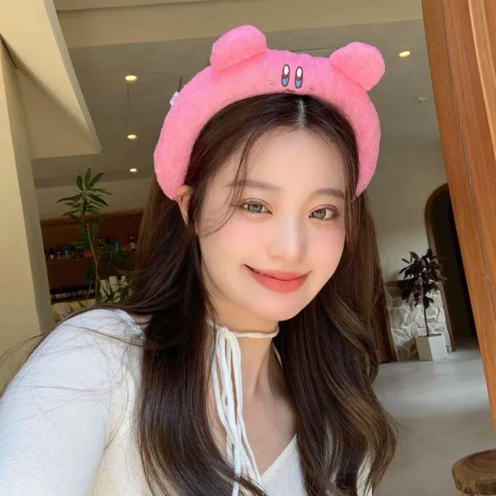 RANZH ที่คาดผมสำหรับผู้หญิง,ที่คาดผมผ้ากำมะหยี่ลายการ์ตูนเรโทรเรียบง่ายสำหรับผู้หญิงที่คาดผม ...