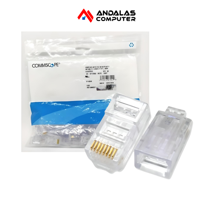 Konektor Kabel LAN RJ45 COMMSCOPE Ecer | Lazada Indonesia