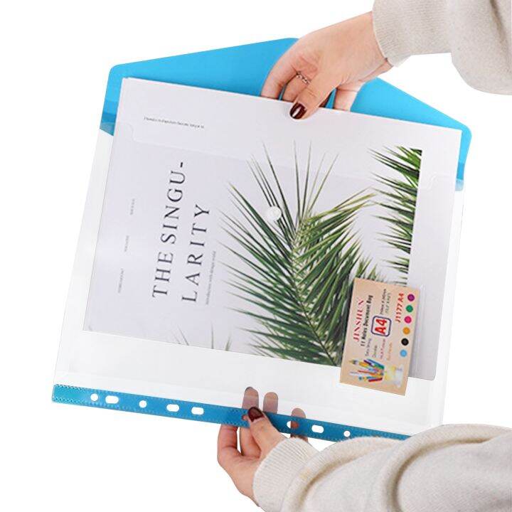 【Hot Sale】 11 Holes Expandable Binder Folders A4 Clear Envelopes ...
