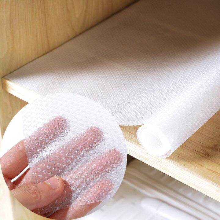 Thorco EVA Translucent Cabinet Mat Non Slip Clear Table Cover Cupboard ...