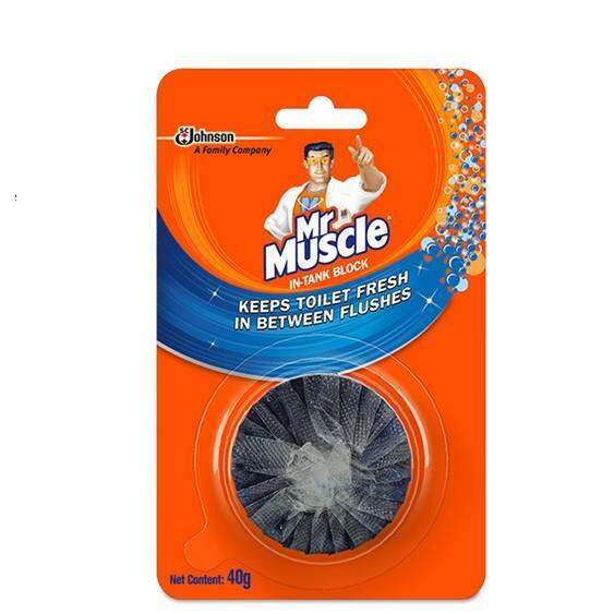 Mr Muscle In Tank Block - keeps toilet fresh and clean after every ...