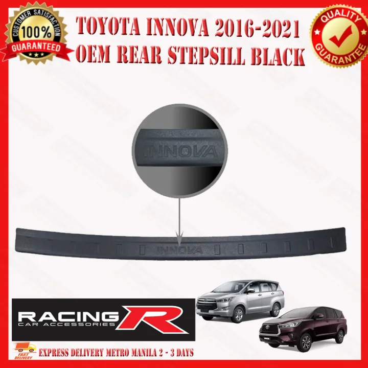Toyota Innova 2016 to 2023 OEM Rear Stepsill Black 2017 2018 2019 2020 ...