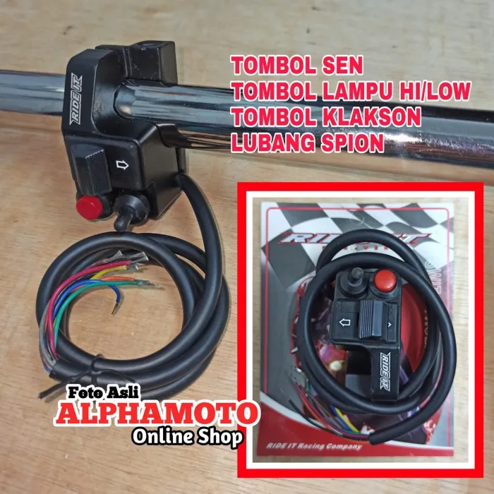 👍PROMO AKHIR BULAN saklar kiri motor universal sakelar sen klakson ...