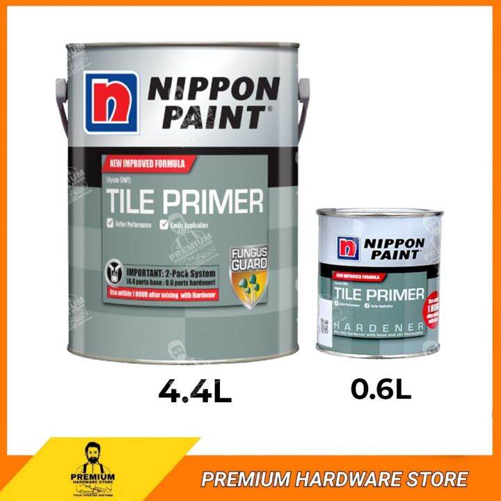 NIPPON PAINT Tile Primer 5 Liter Water Thinned Epoxy Primer for Tile ...