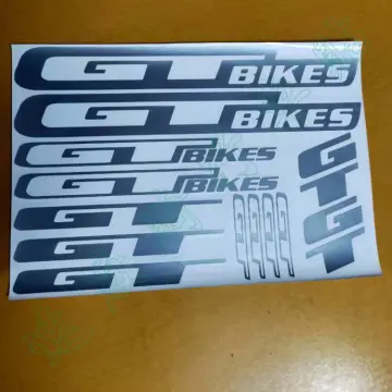 Gt Teal Bike Stickers