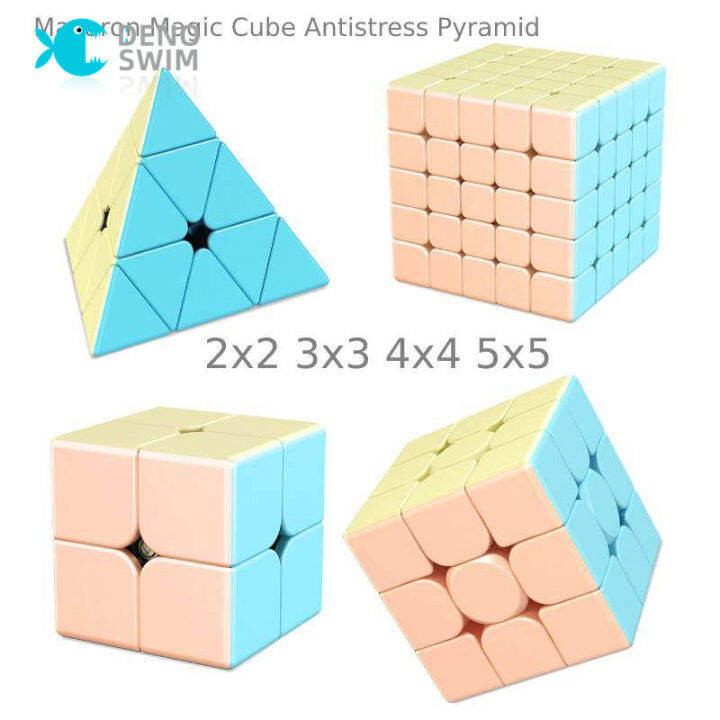 DENOSWIM Rubik Rubik Cube Moyu Meilong Pastel 2x2 3x3 4x4 5x5 Macaron ...