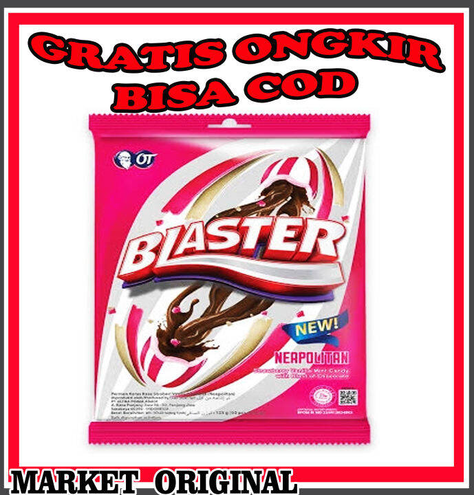 PERMEN BLASTER CHOCO CANDY ISI 50 PCS / PERMEN ISI COKELAT | Lazada ...