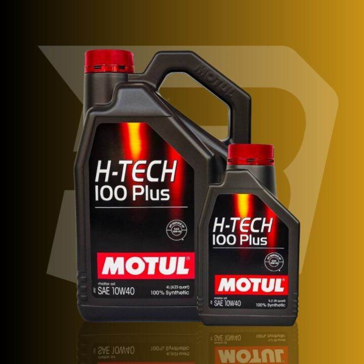 MOTUL SAE 10W40 H-TECH 100 PLUS น้ำมันสังเคราะห์ น้ำมันสังเคราะห์ ...