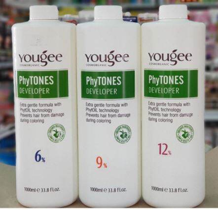 Yougee PHYTONES DEVELOPER 1000มล.ครีม ไฮโดรเจน ย้อมสีผม ผสม ยาย้อมผม ถ ...