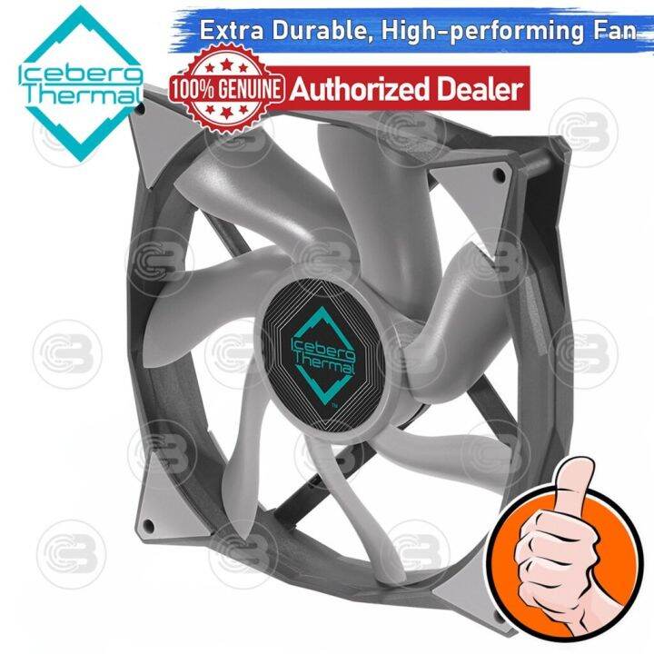 ♘CoolBlasterThai Iceberg Thermal Fan Case IceGALE Xtra 140 Gray (size ...