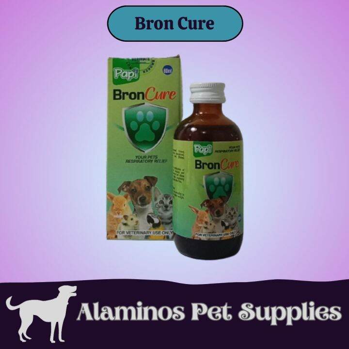 [APS] PAPI BRON CURE 60ML/PARA SA HAYOP/for Pets Respiratory /Cough and ...
