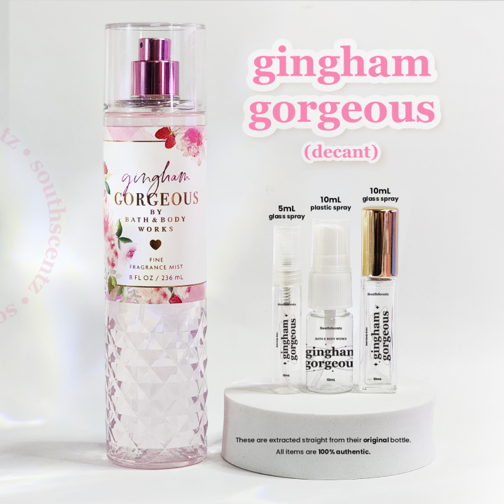 Gingham Gorgeous Bath and Body Works Body Mist BBW Decant 5mL 10mL SouthScentz | Lazada PH