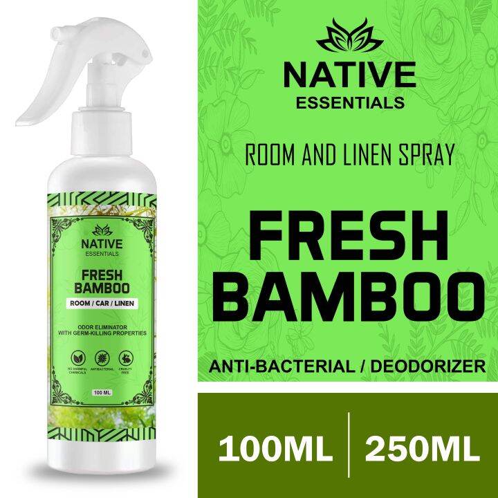 (Fresh Bamboo scent) Air Freshener, Room and Linen Spray by Native ...
