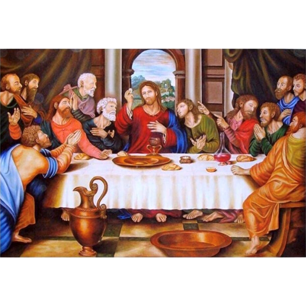 The Last Supper, religious Jesus diamond painting complete diamond ...