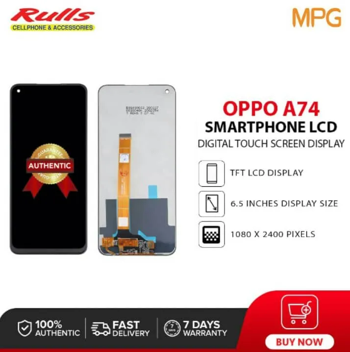 Smartphone LCD for Oppo A74 (TFT) Digital Touch Screen Display Frame ...