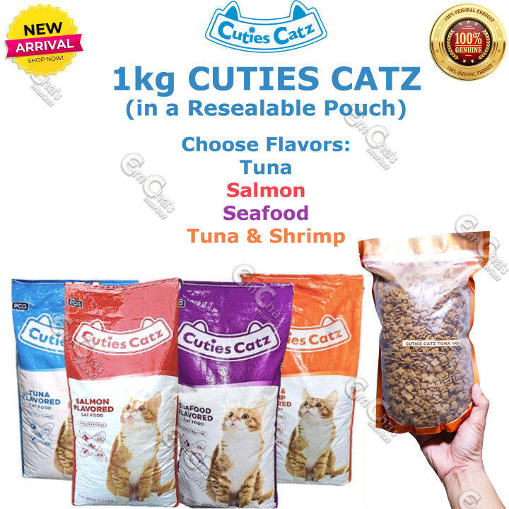 1kg Cuties Catz Dry Food with Resealable Pouch (anf) Cuties Cats Cat ...