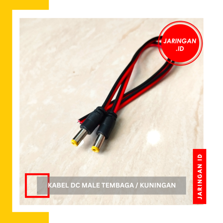 KABEL DC MALE DAN FEMALE TEMBAGA \ KUNINGAN | Lazada Indonesia