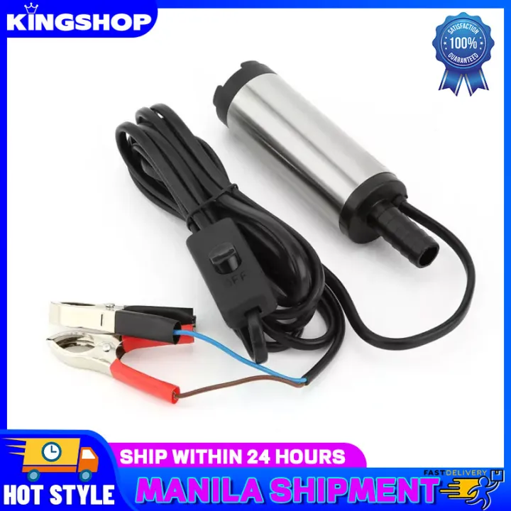 【Original + 24 hours delivery】38mm DC 12V Water Oil Diesel Fuel ...