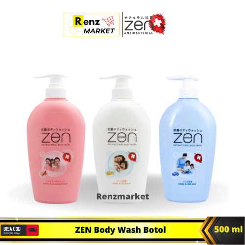 Zen Body Wash Botol Pump 500 ml sabun mandi cair | Lazada Indonesia