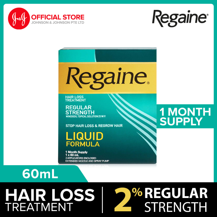 Regaine Regular Strength Minoxidil Topical Solution 2% W/V Solution ...