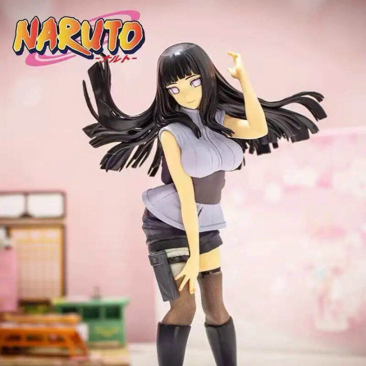 21cm Anime Naruto Shippuden Figurine Model GK Hinata Hyuga Action ...