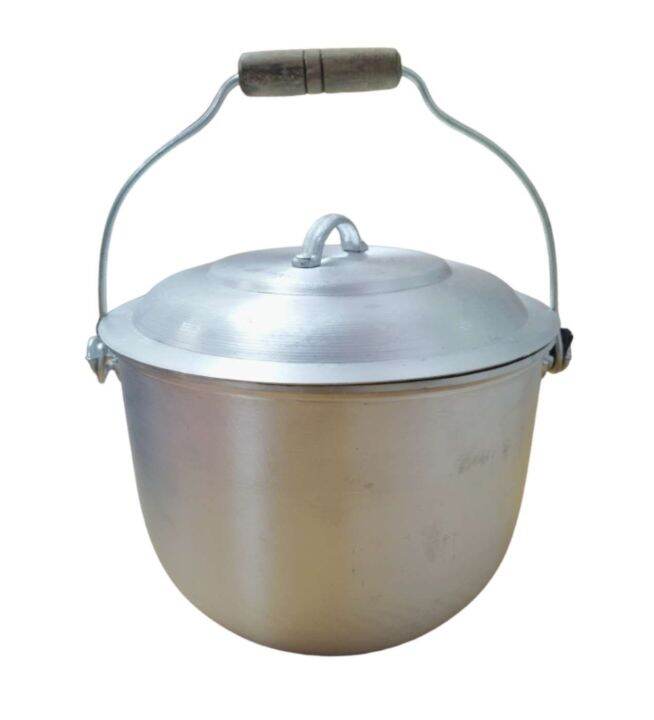 Ordinary Local Kaldero Swing Handle with Wood Cast Iron Cookware ...