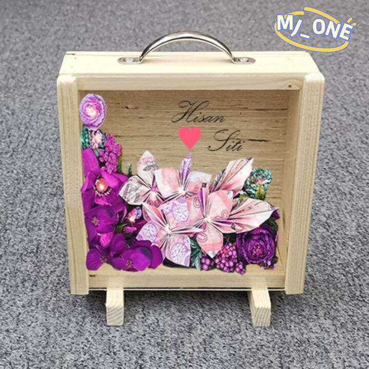 3D Fine Quality Box Frame/Frame Duit Hantaran/Mas Kahwin/TV/8x8inch ...