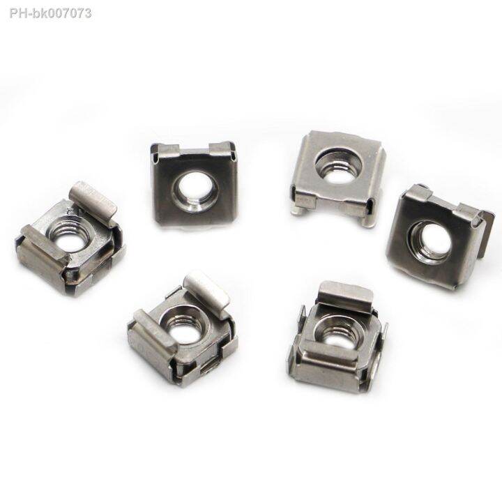☄ M4 M5 M6 M8 M10 304 A2-70 Stainless Steel Square Clip Floating Cage ...