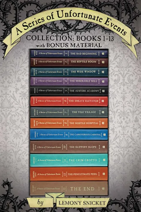 A Series of Unfortunate Events Lemony Snicket 13 Books Collection Pack ...