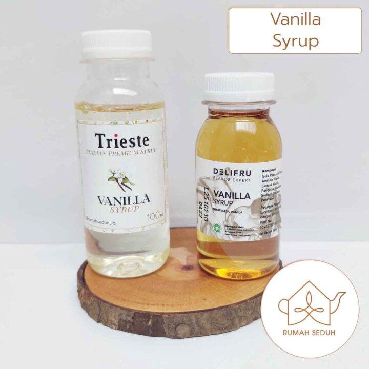 100 mL Sirup Vanila Trieste - Vanilla Italian Syrup - Vanilla Latte ...
