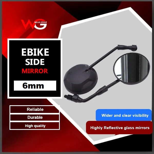 【Spot sa Manila】 Ebike side mirror left and right 6mm Applicable to ...
