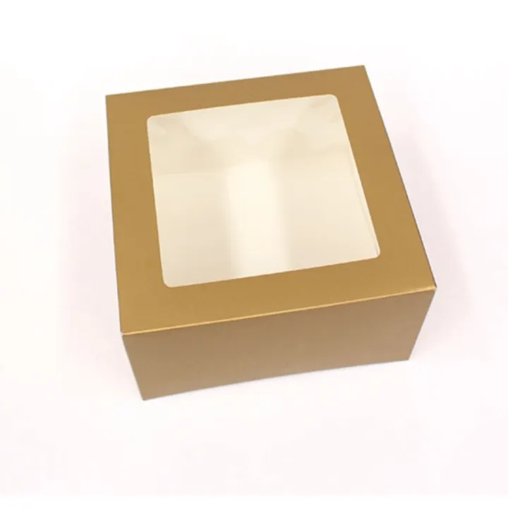 RM BOXES PREFORMED/PASTRY 7X7X4 WITH WINDOW CAKE BOX | Lazada PH