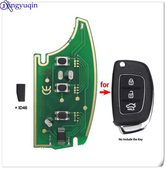 Remote 433mhz Remote Key For Hyundai Ix35 Ix25 Ix45 Elantra Santa Fe ...