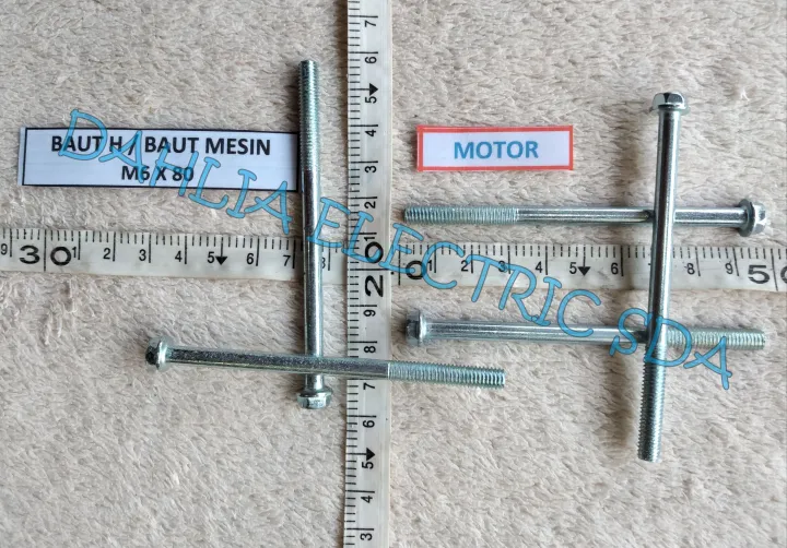 BAUT MESIN MOTOR M6 x 80 | Lazada Indonesia
