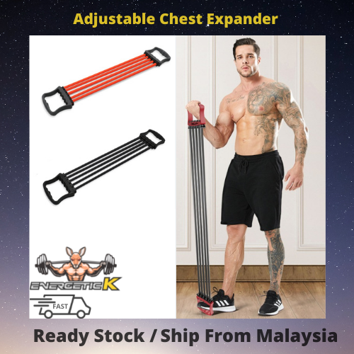 【Adjustable Chest Expander】Chest Muscle Training Fitness Equipment Arm ...