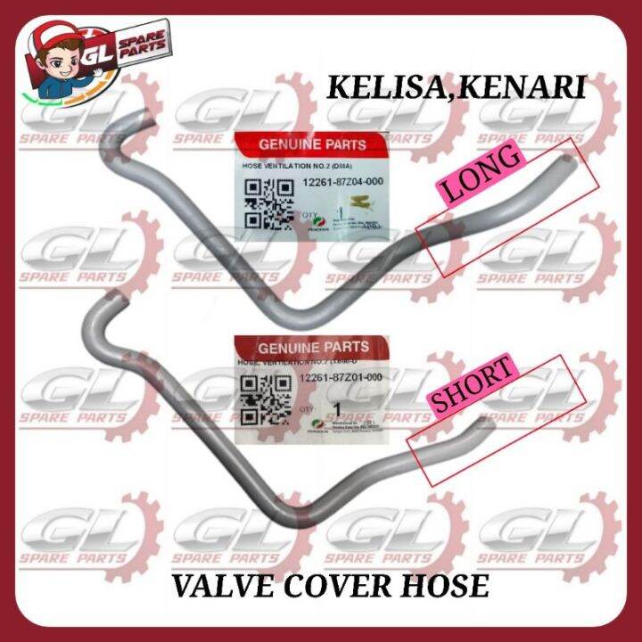 VENTILATION HOSE & VALVE COVER HOSE (ORIGINAL) PERODUA KELISA KENARI ...