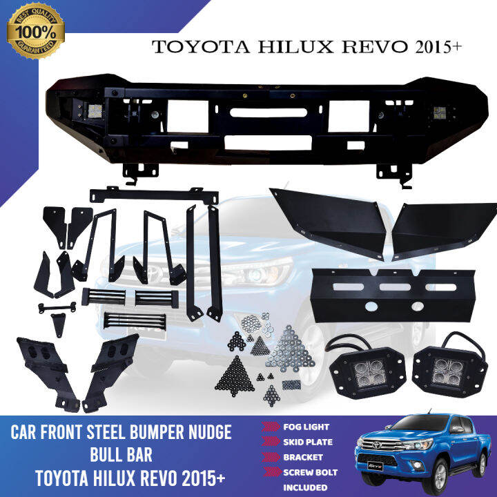 CPS TOYOTA HILUX REVO 2015-2023 Pickup Truck Front & Rear Bumper Steel ...