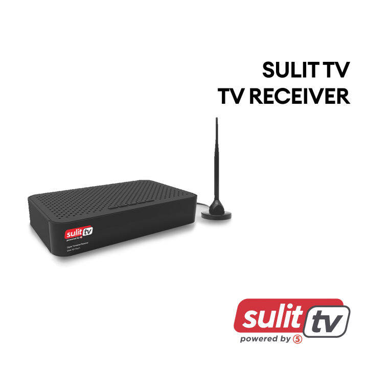 Sulit TV Digibox Powered by TV5, Digital TV Receiver Box with Remote ...
