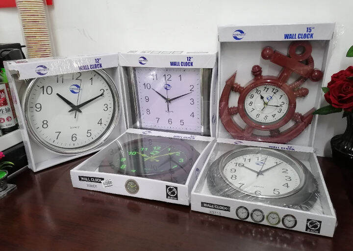 #6 Timepiece Wall Clock, Clocks and Gifts Assorted Design | Lazada PH