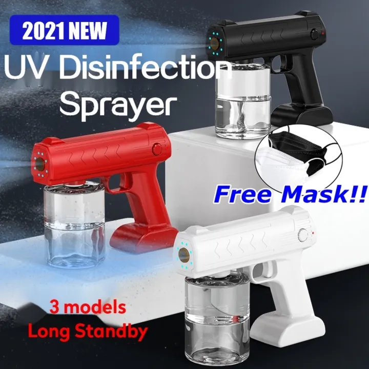 Disinfection Machine Gun 500ml Anion Blue Ray Nano Sprayer Disinfectant ...