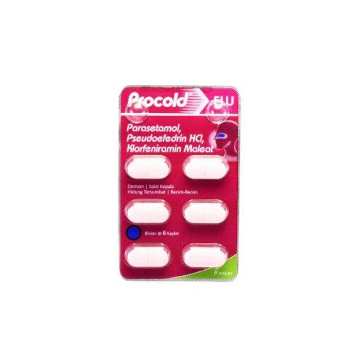 Procold flu strip isi 6 tablet | Lazada Indonesia