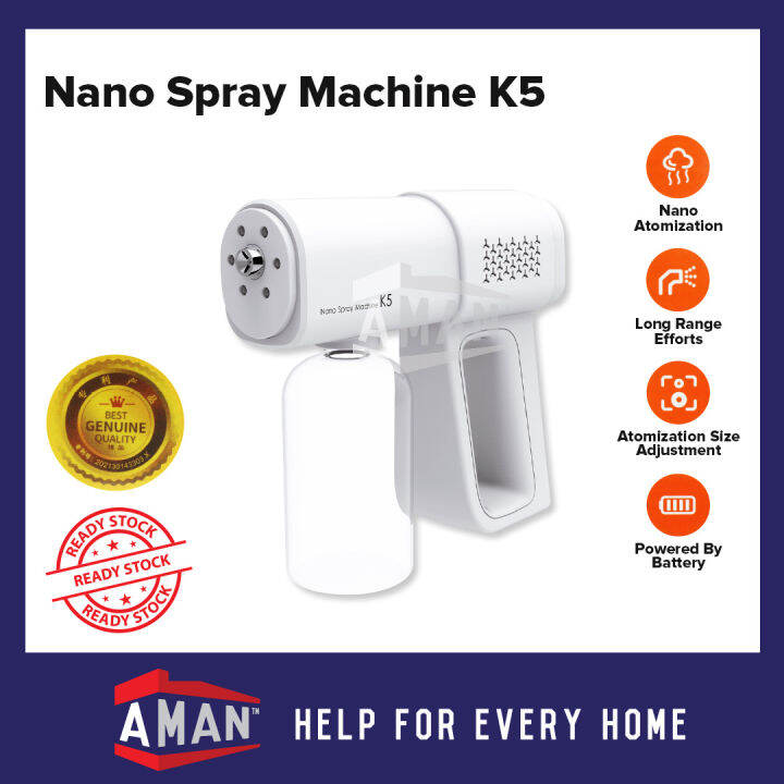 K5 Nano Spray Machine Sanitizer Spray Machine Disinfection Sprayer Nano ...
