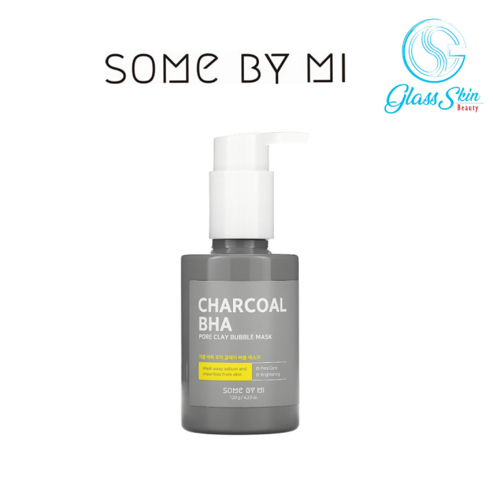 Some By Mi Charcoal BHA Pore Clay Bubble Mask Cleanser 120g | Lazada