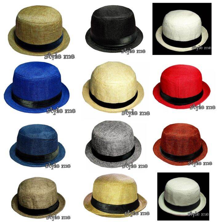 Bruno Mars Fedora Hat Short Brim for Kids and Adults12 Colors 2 Sizes ...