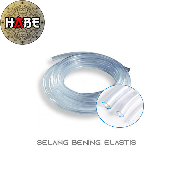 Selang Bening Elastis Pompa Air Aquarium Hidroponik PVC Clear Hose ...