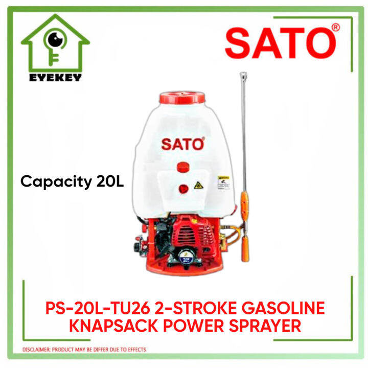 SATO PS 20L TU26 2 Stroke Gasoline Knapsack Power Sprayer | Lazada PH