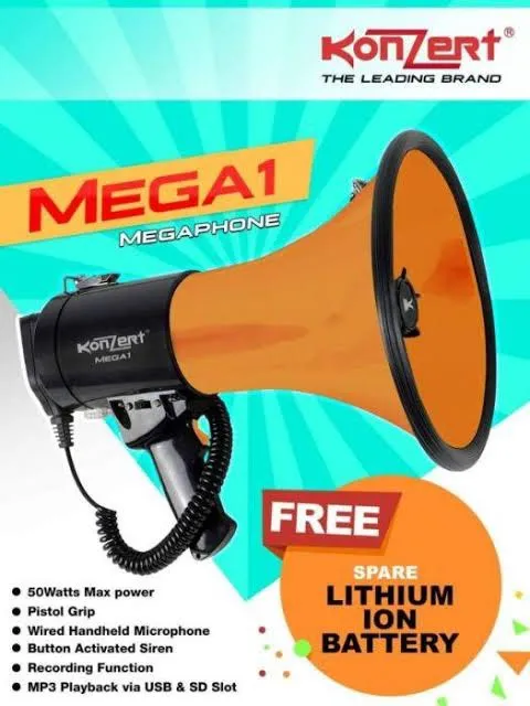 KONZERT MEGA1 MEGAPHONE | Lazada PH