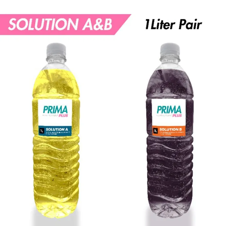 Prima Plus Plant Nutrient Solution 1L Set (1L A and 1L B) for ...